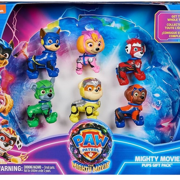 Toys | Paw Patrolthe Mighty Movie Toy Figures Gift Pack 6 Collectible ...